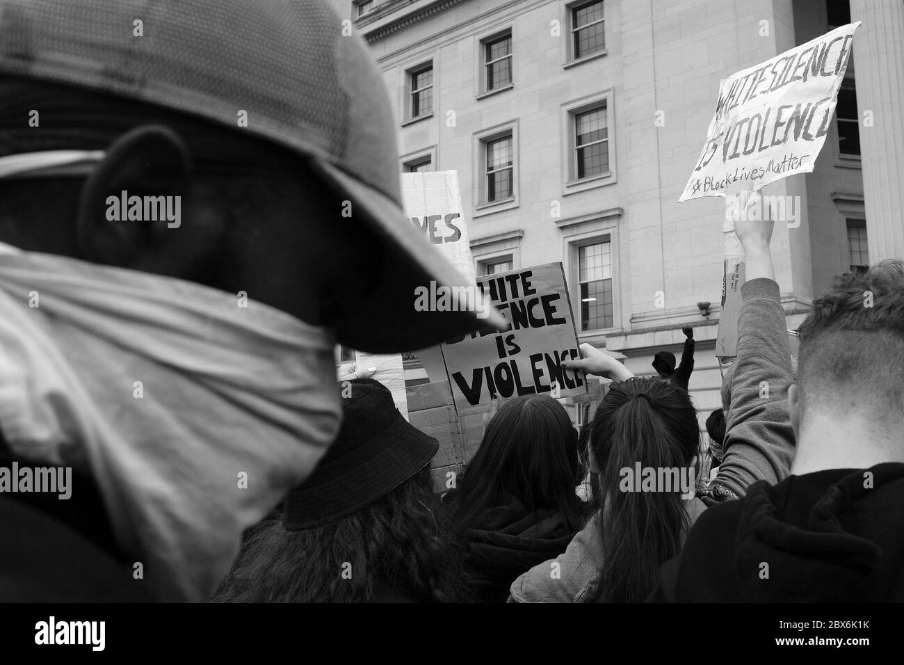 Birmingham police protest Black and White Stock Photos & Images - Alamy
