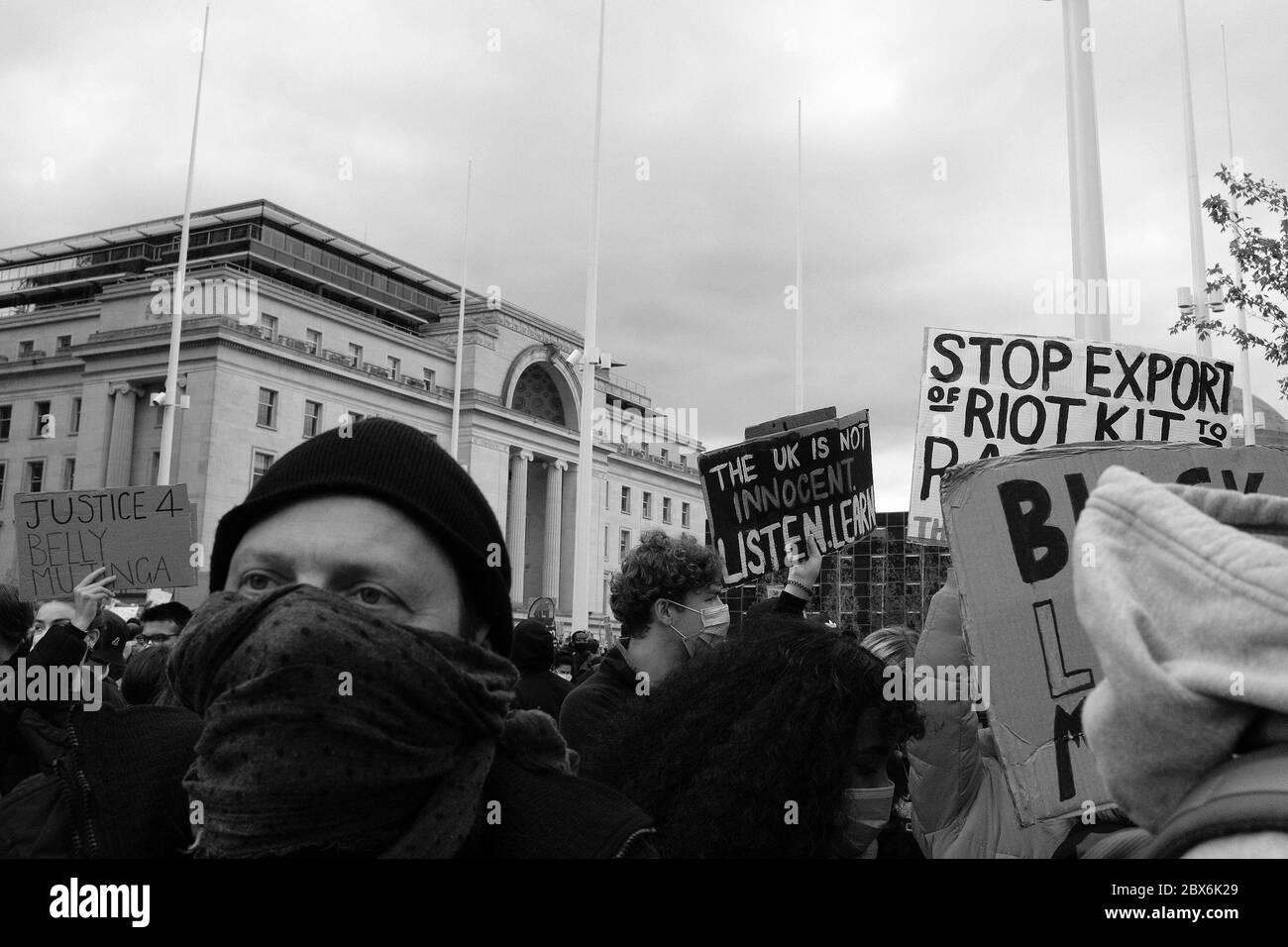 Birmingham police protest Black and White Stock Photos & Images - Alamy
