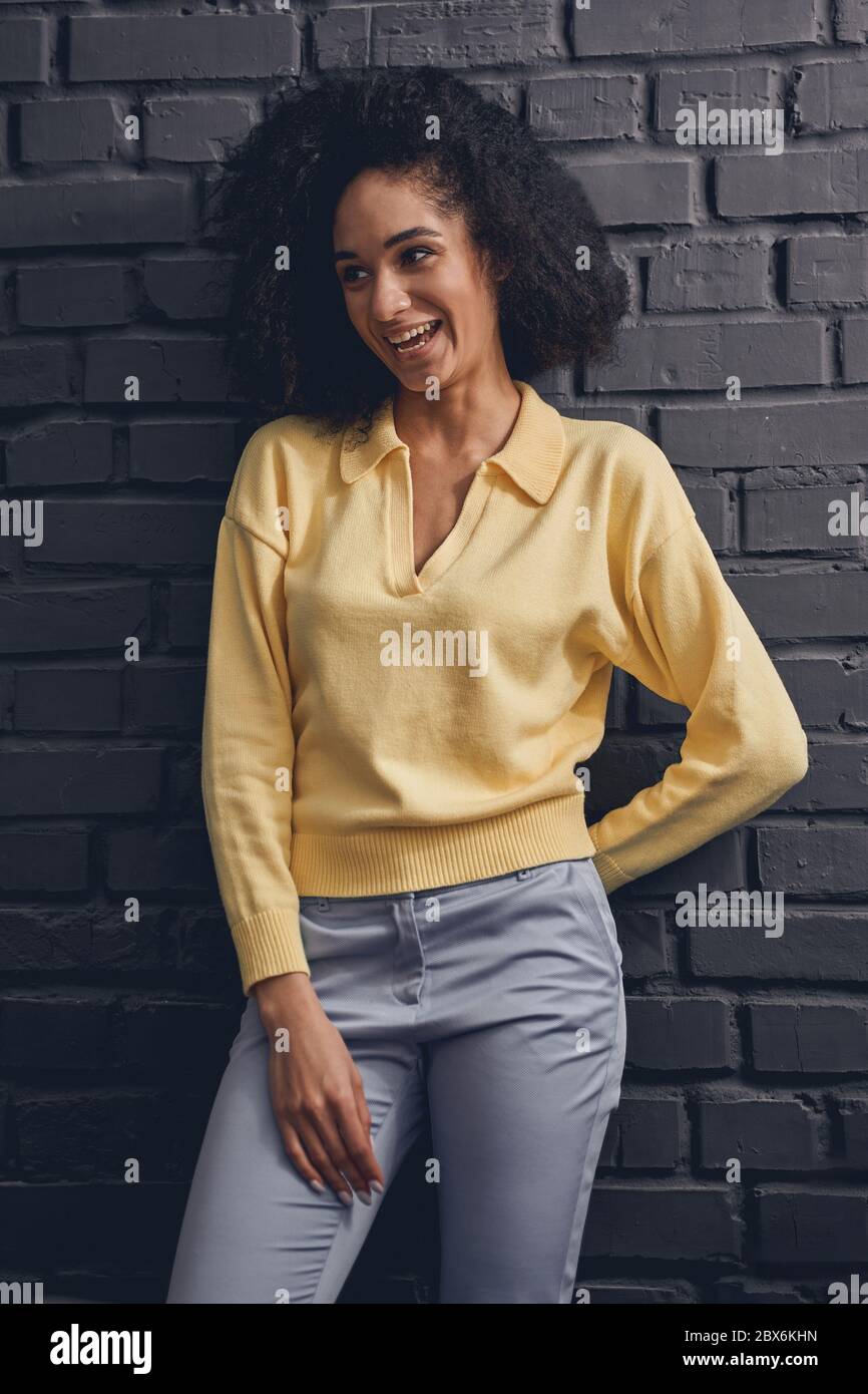 Curly headed hi-res stock photography and images - Alamy