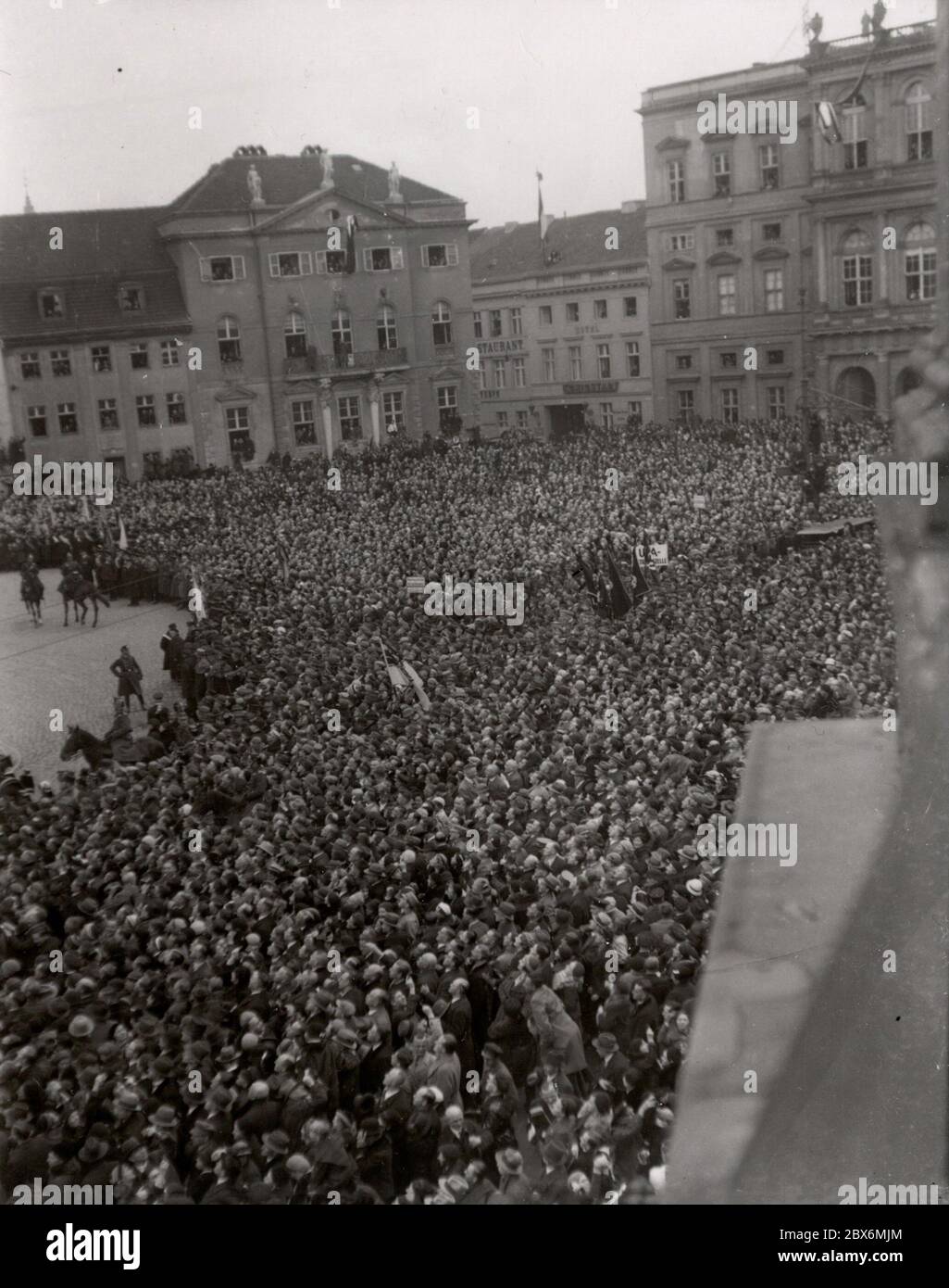 Street scene in Potsdam Heinrich Hoffmann Photographs 1933 Adolf Hitler ...