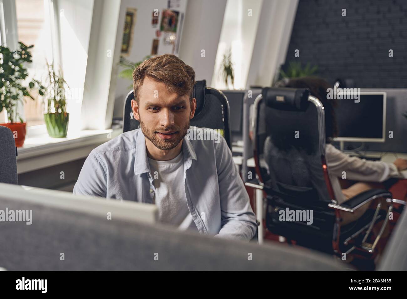 Focused african american entrepreneur dark hi-res stock photography and ...