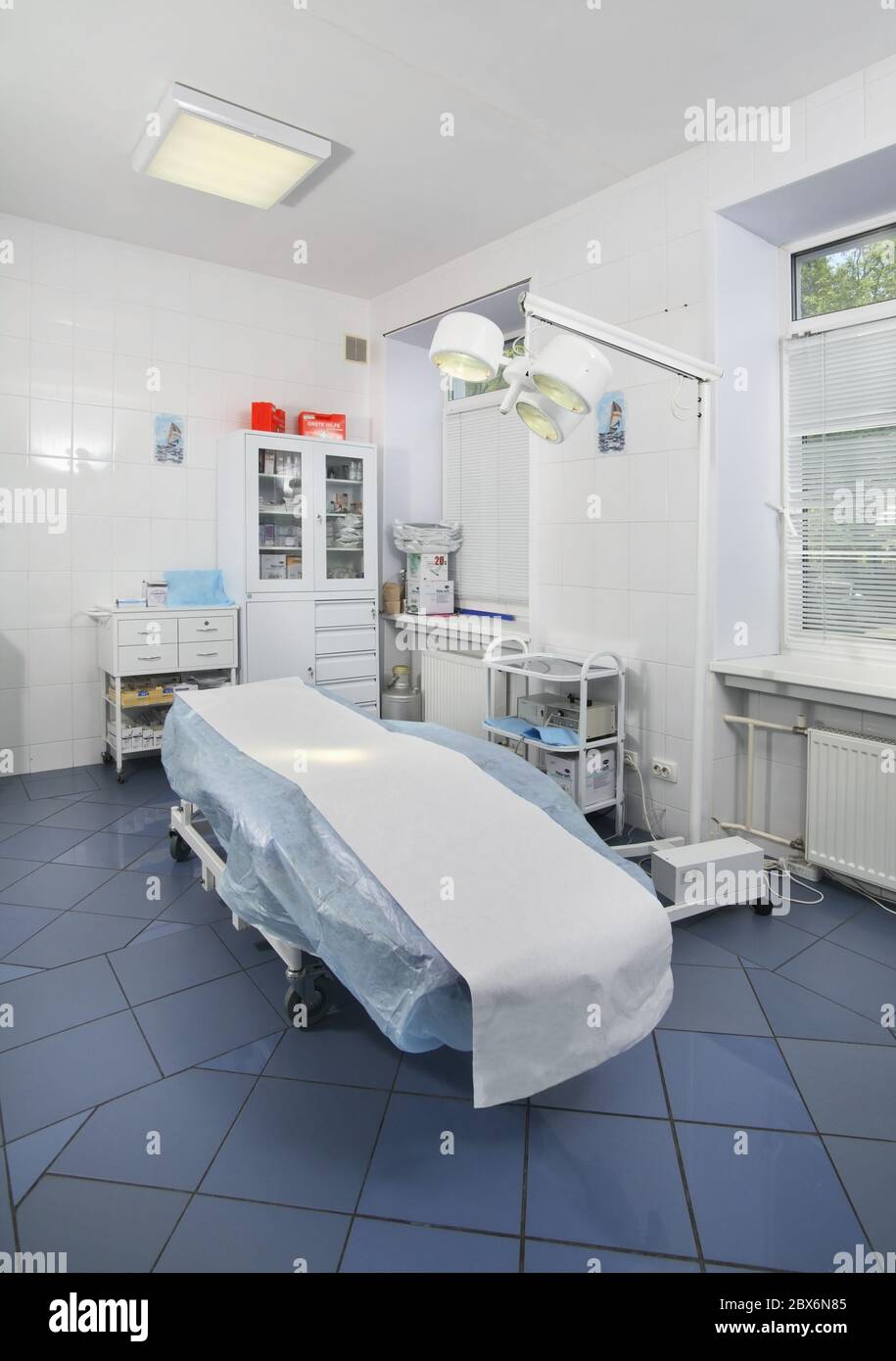 Office of doctor at hospital in Moscow. Russian federation Stock Photo ...