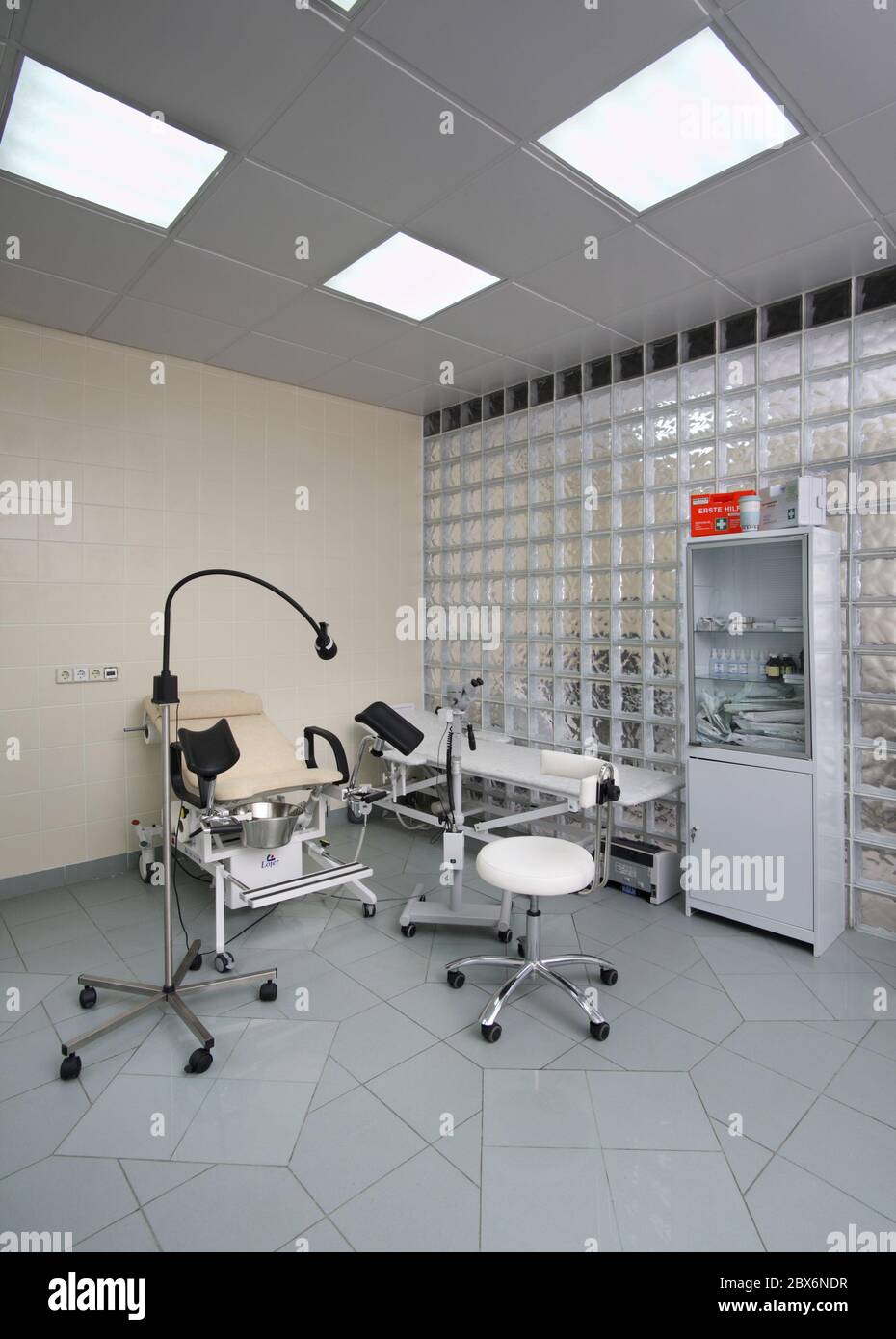 Office of doctor at hospital in Moscow. Russian federation Stock Photo ...