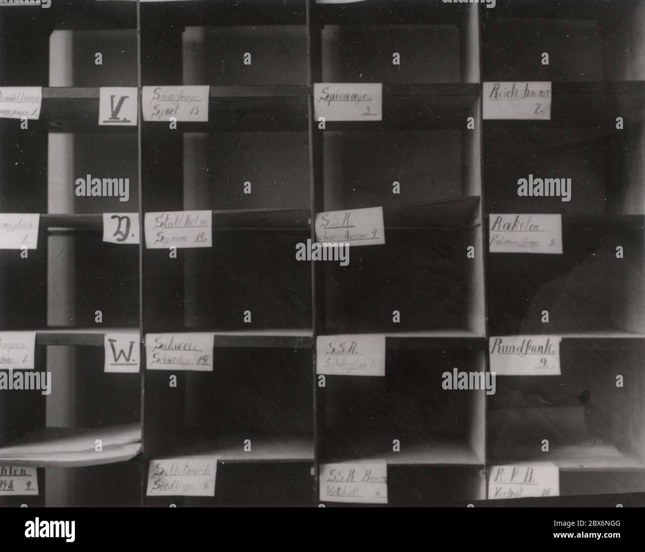 Occupation of the Karl Liebknecht House - securing of the file material ...