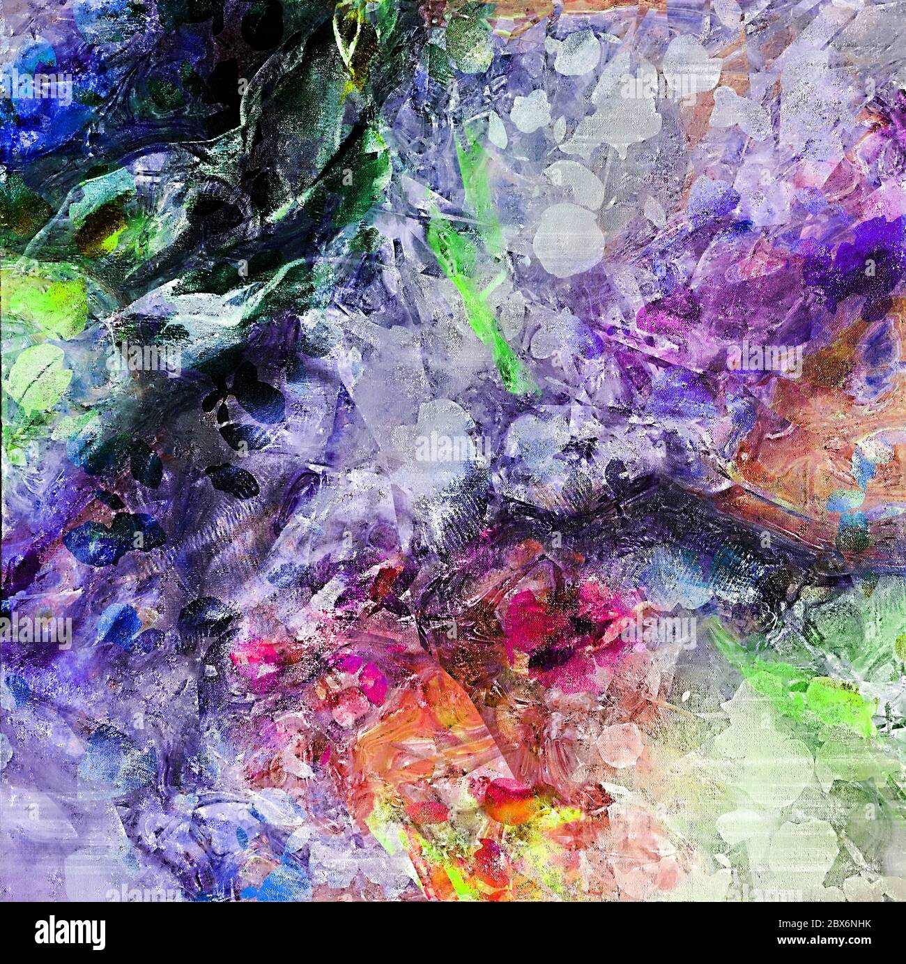 Abstract modern painting.digital modern background.colorful texture ...