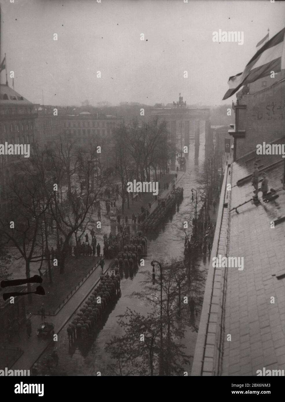 SA march on the occasion of Hitler's birthday Heinrich Hoffmann ...