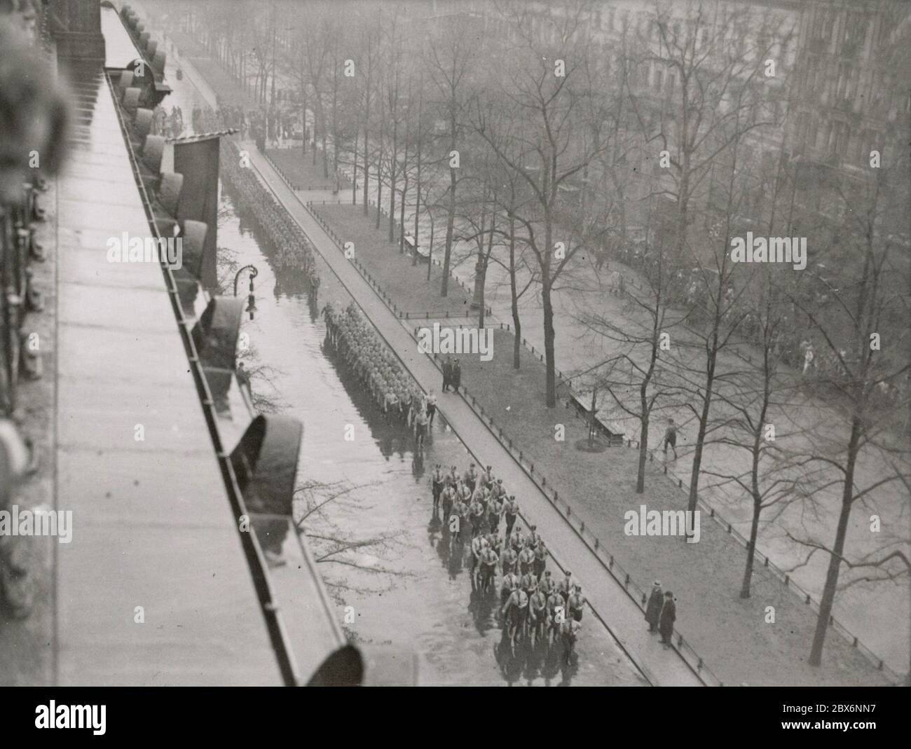 SA march on the occasion of Hitler's birthday Heinrich Hoffmann ...