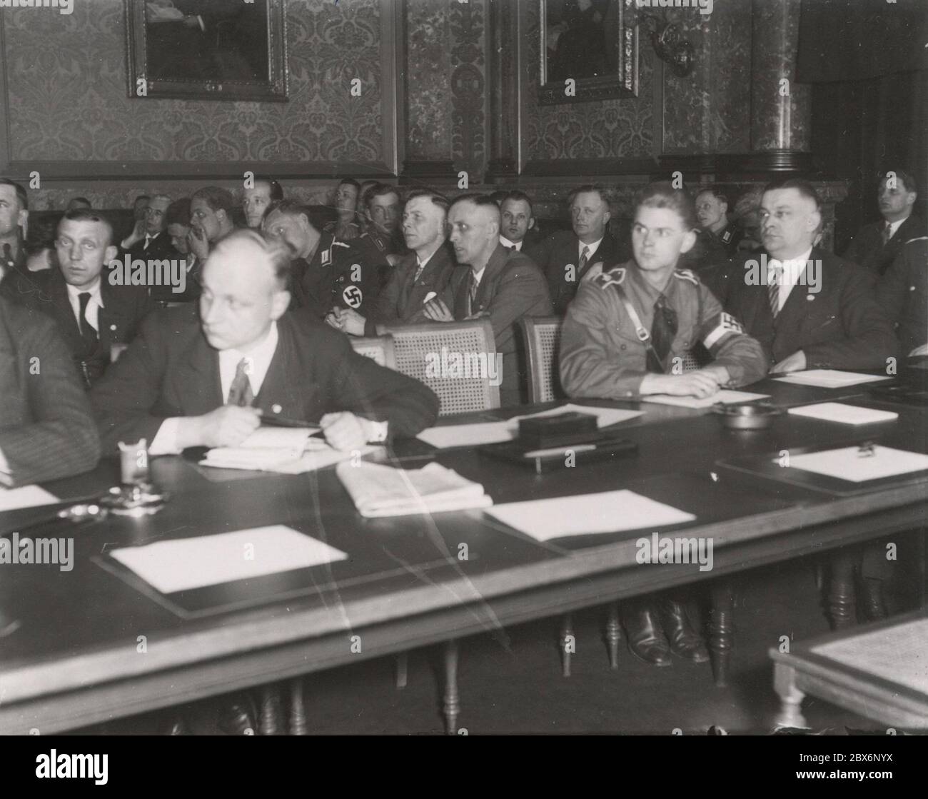 Meeting of the Prussian state parliament in the Prussian House ...
