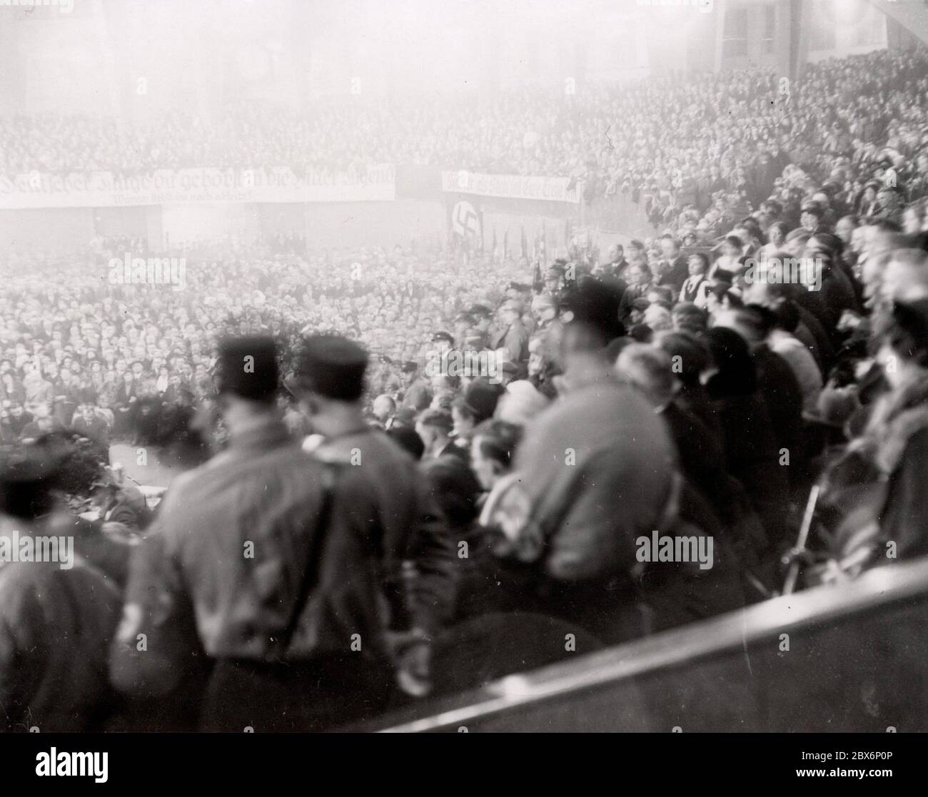 Class meeting, Westphalenhalle Heinrich Hoffmann Photographs 1933 Adolf ...