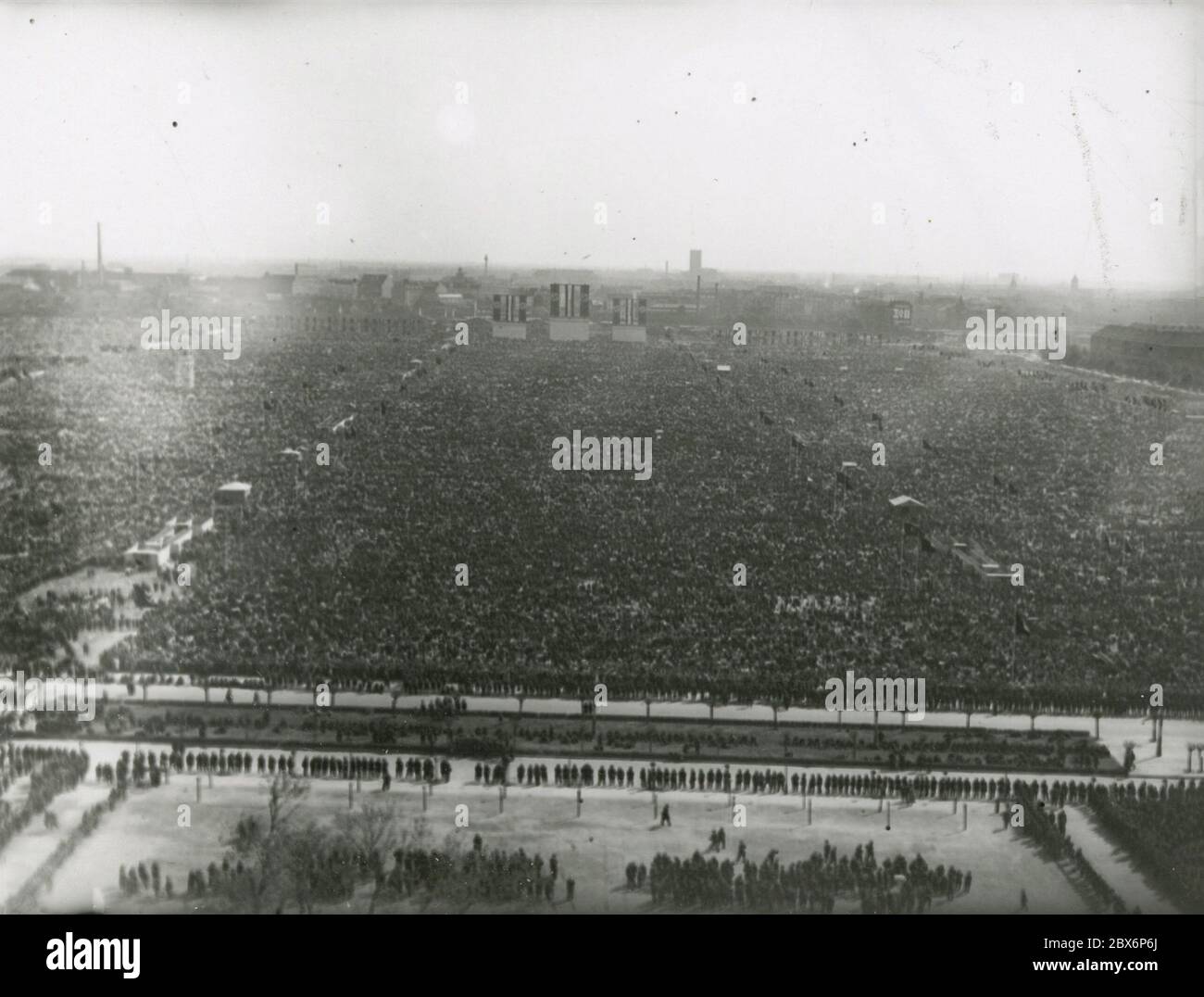 Rally at Tempelhofer Feld (during the day) May 1, 1939 Heinrich ...