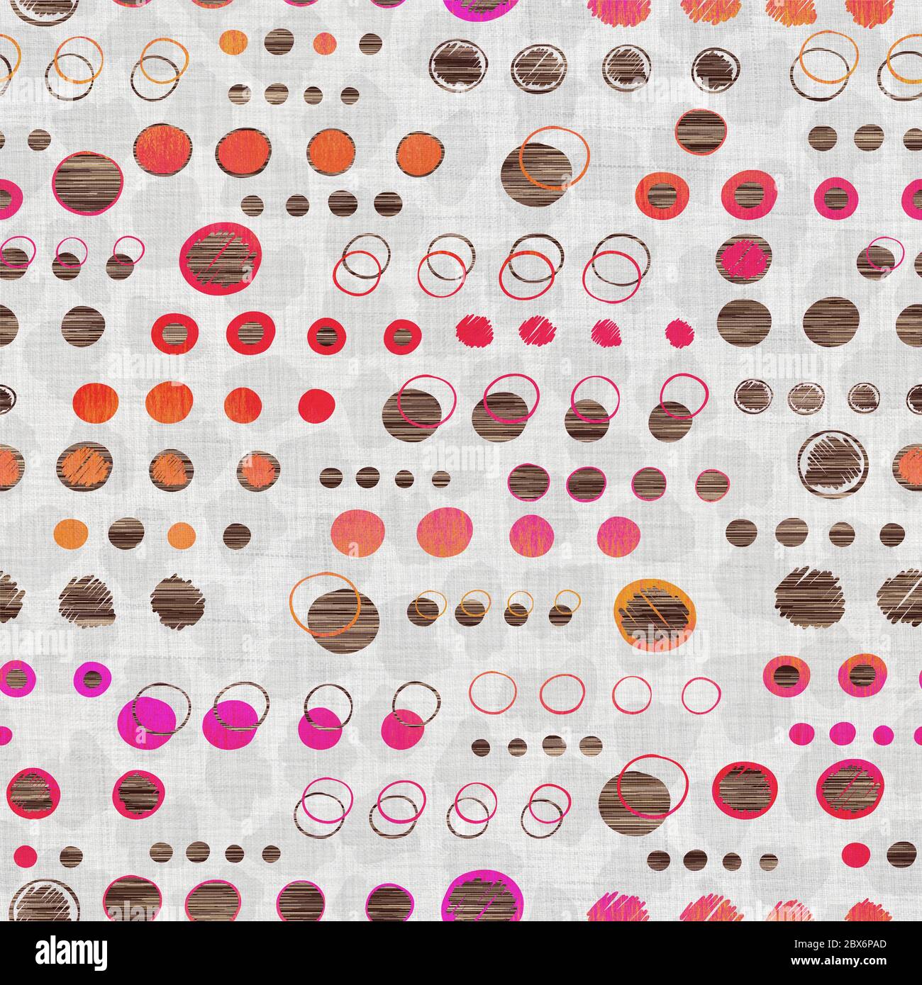 Seamless geometric watercolor woven texture. Hand drawn grunge damask ...