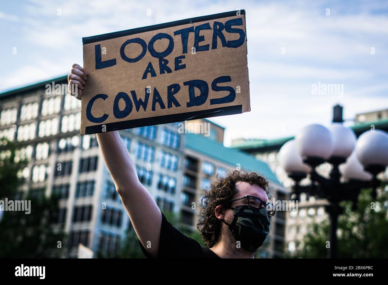 Black Lives Matter Protest in Union Square Stock Photo - Alamy