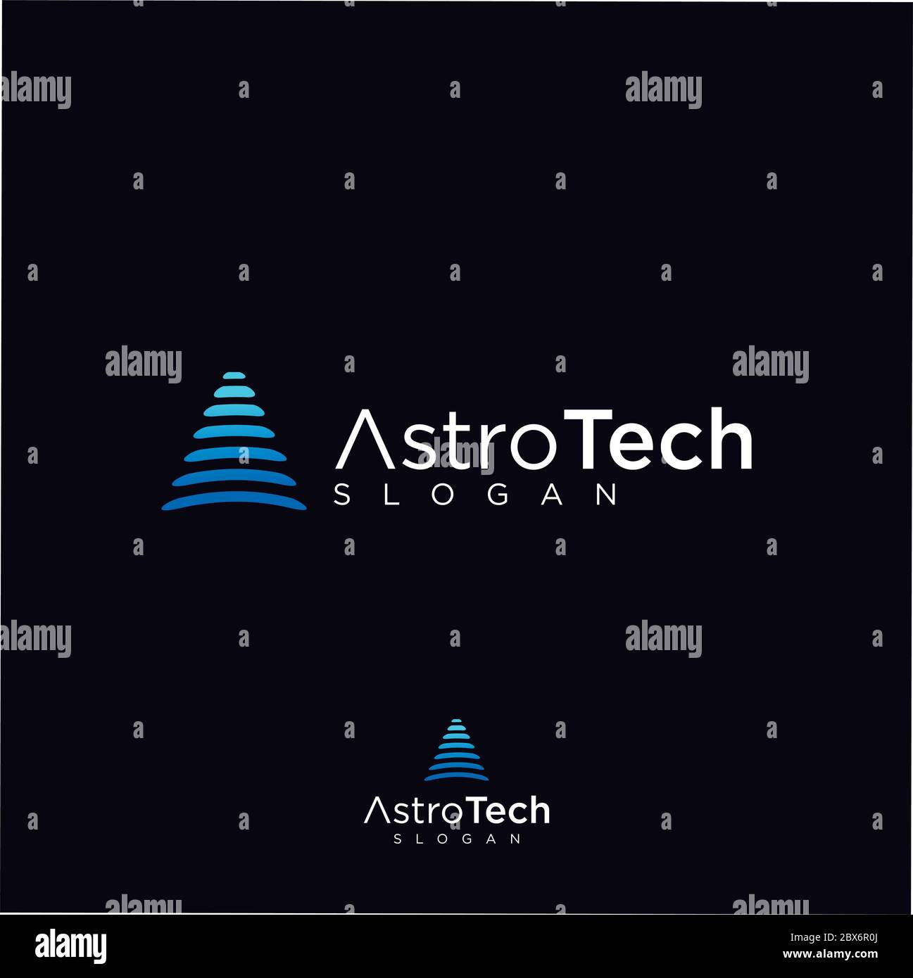 Letter A Tech Logo Design Vector Stock illustration.Initial A Logo ...