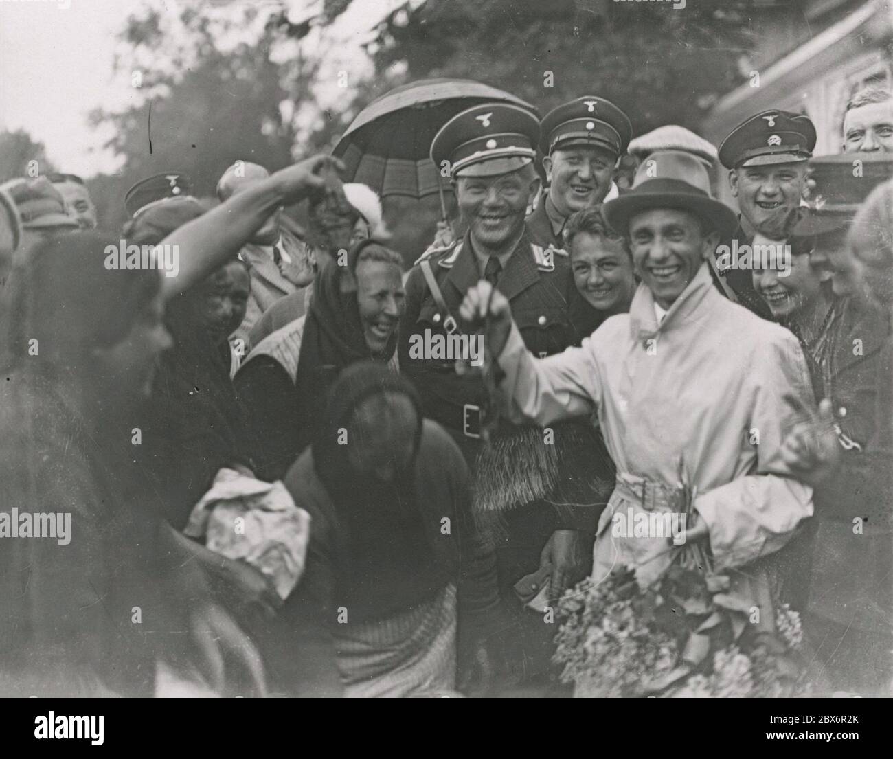Arrival of Goebbels in Germany - East Prussia Heinrich Hoffmann ...