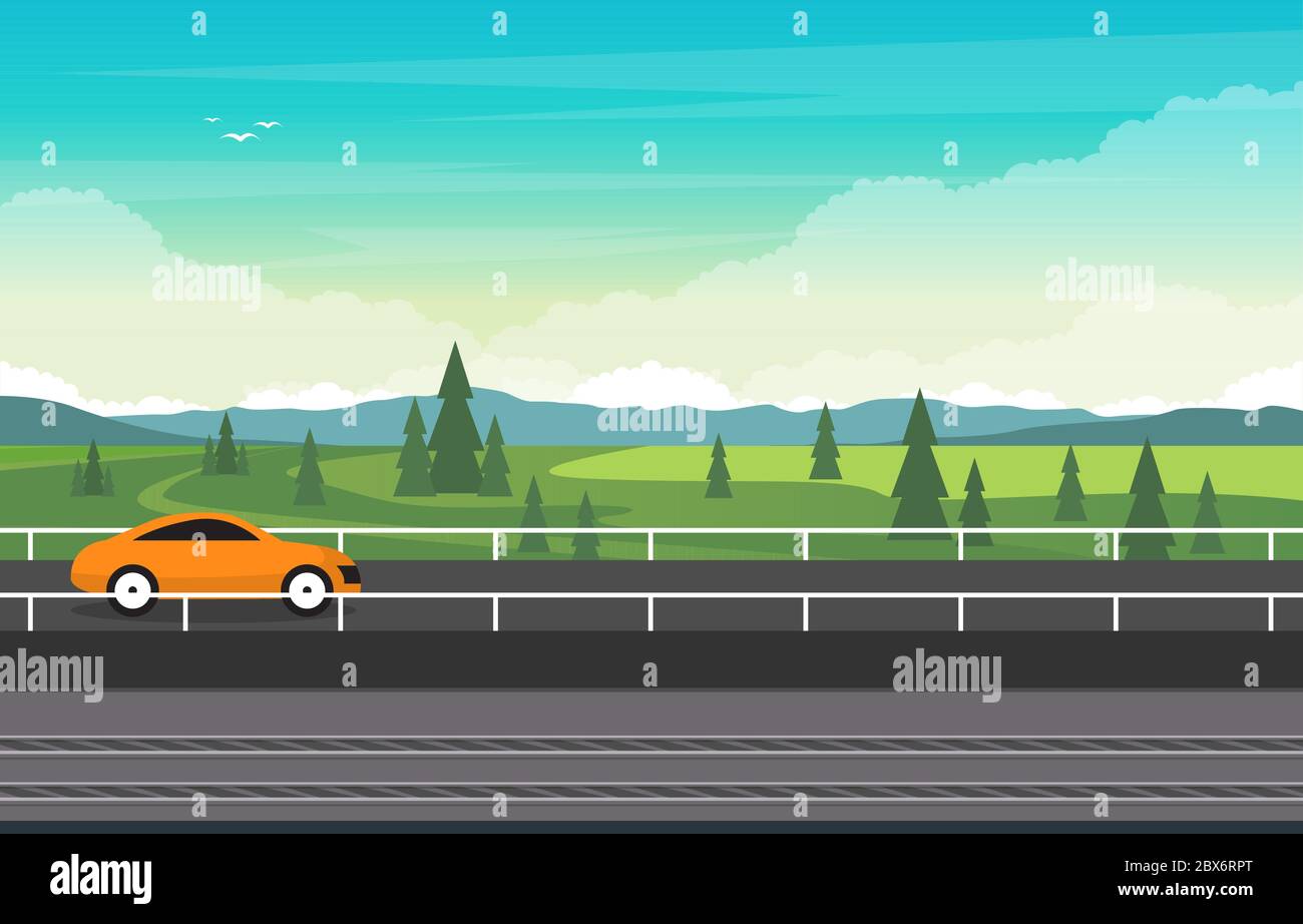 Road Clip Art Sideways View