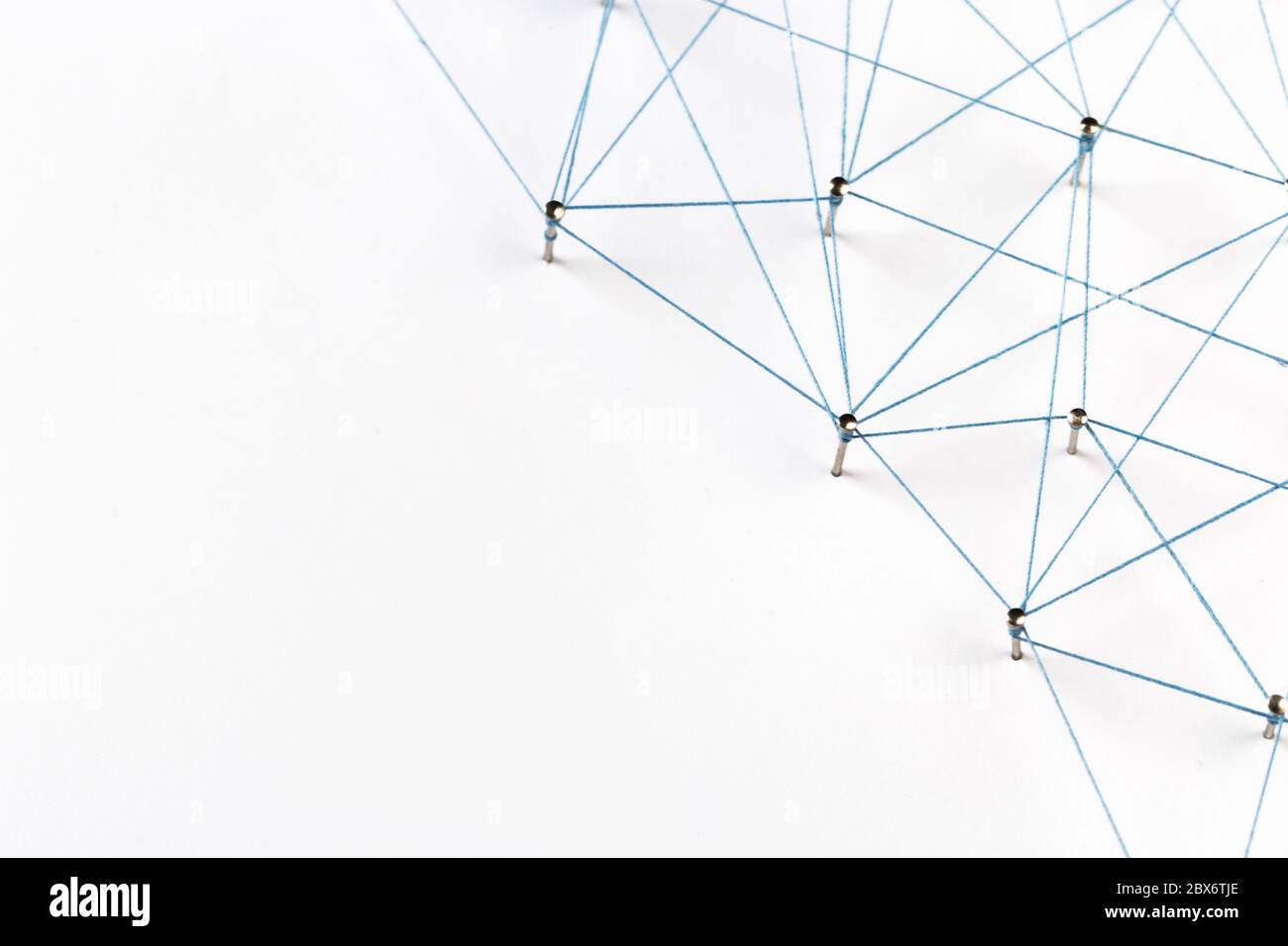 Pin string map hi-res stock photography and images - Alamy