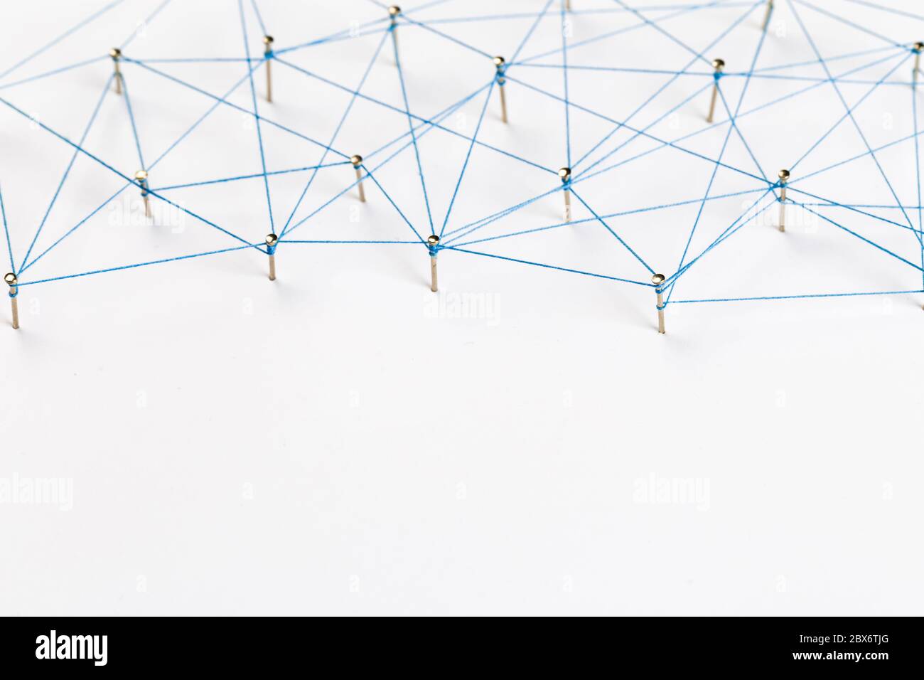 Pin string map hi-res stock photography and images - Alamy