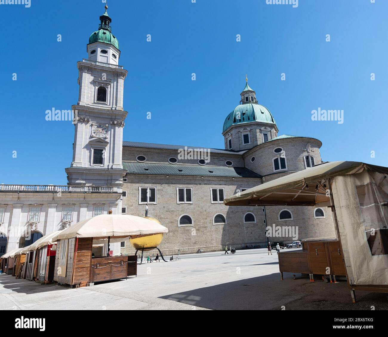 The famous Salzburger Dome, a baroque Kathedral in the heart of ...