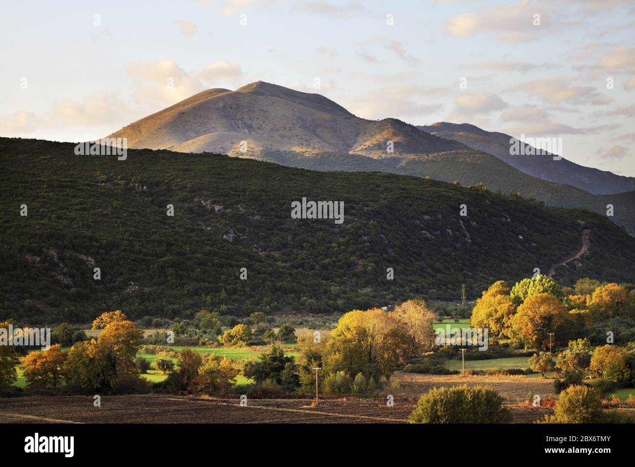 Landscape near Elea village. Greece Stock Photo - Alamy