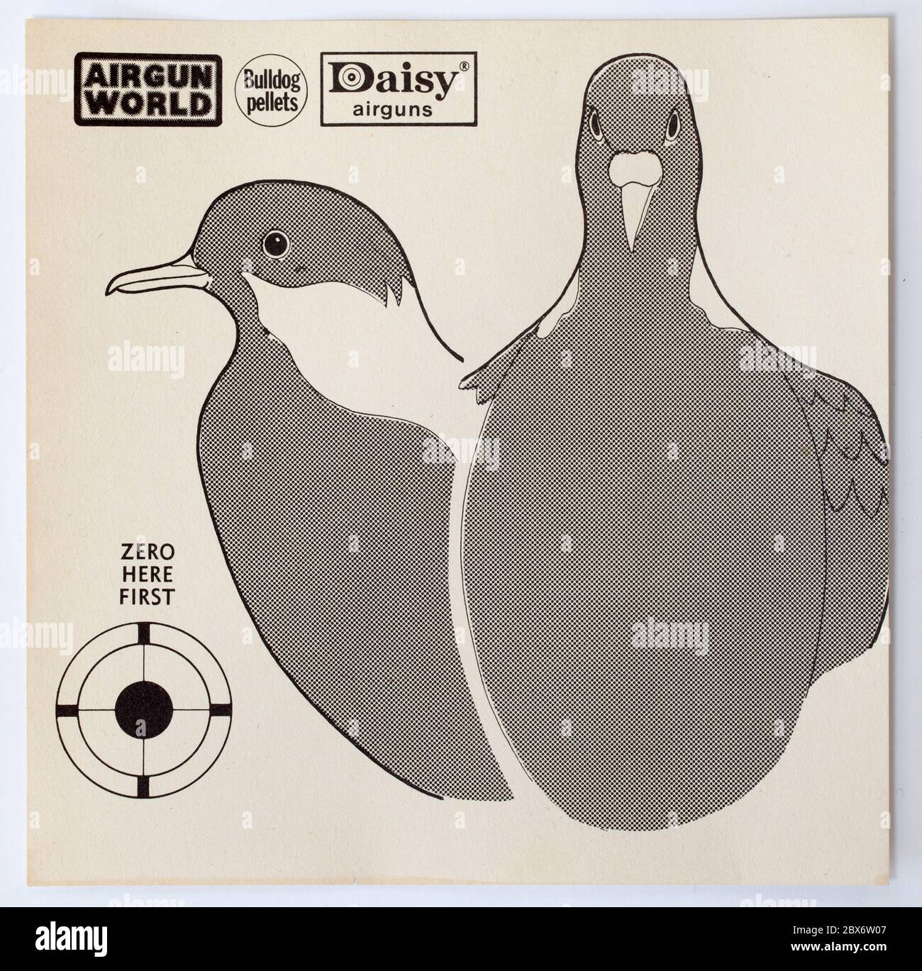 Vintage Shooting Target Stock Photo - Alamy