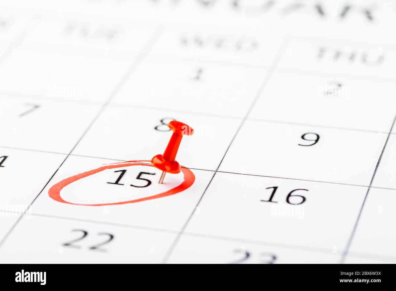 2020 calendar page marked with an important date in red pin. timeline ...