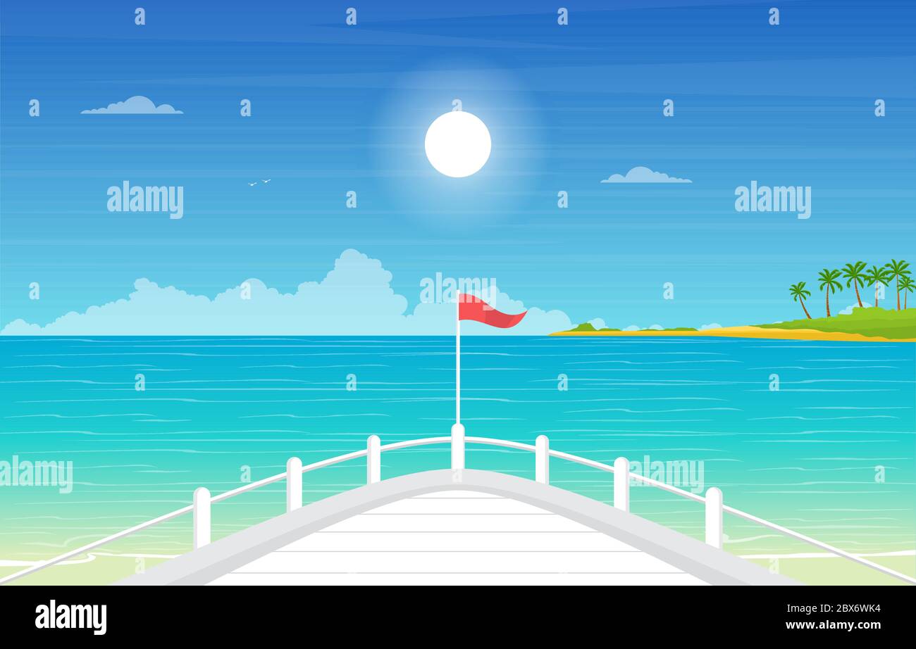 Deck railing Stock Vector Images - Alamy