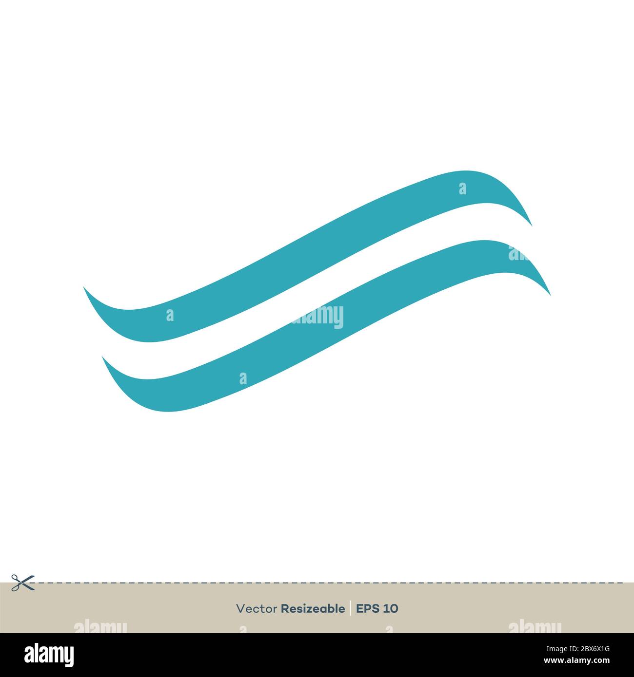 Wave Swoosh Vector Logo Template Illustration Design. Vector EPS 10 ...