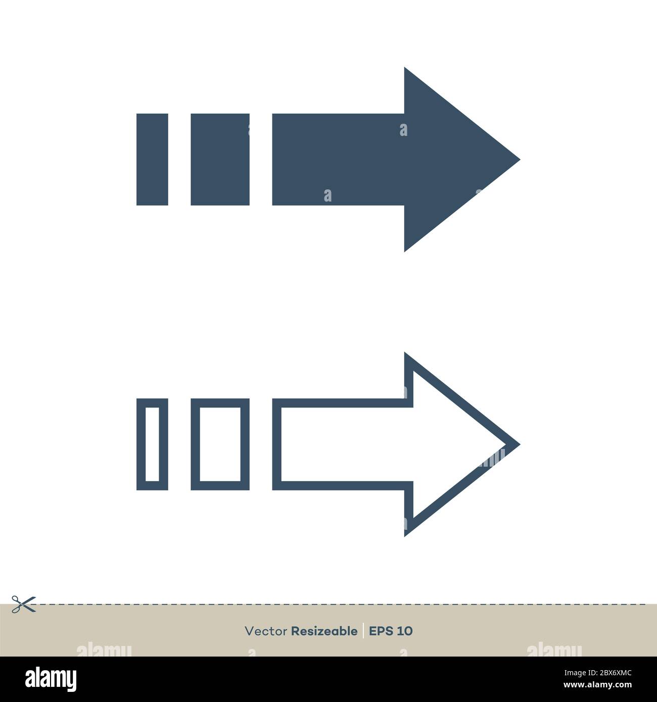 Arrow Vector logo Template Illustration Design. Vector EPS 10 Stock ...
