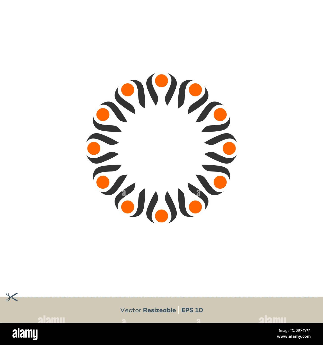 Circle Flower Vector Logo Template Illustration Design. Vector EPS 10 ...