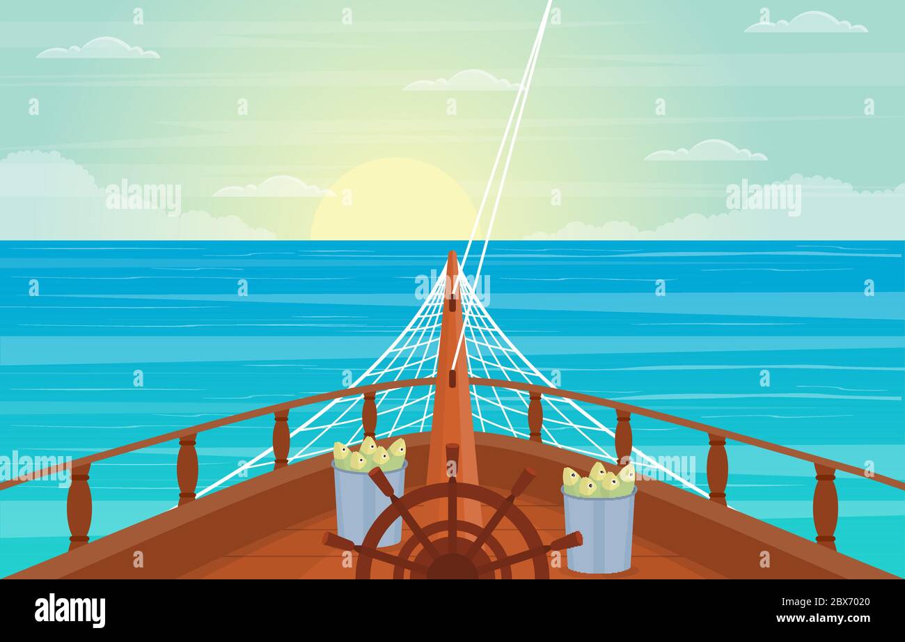 Cruise ship railing Stock Vector Images - Alamy