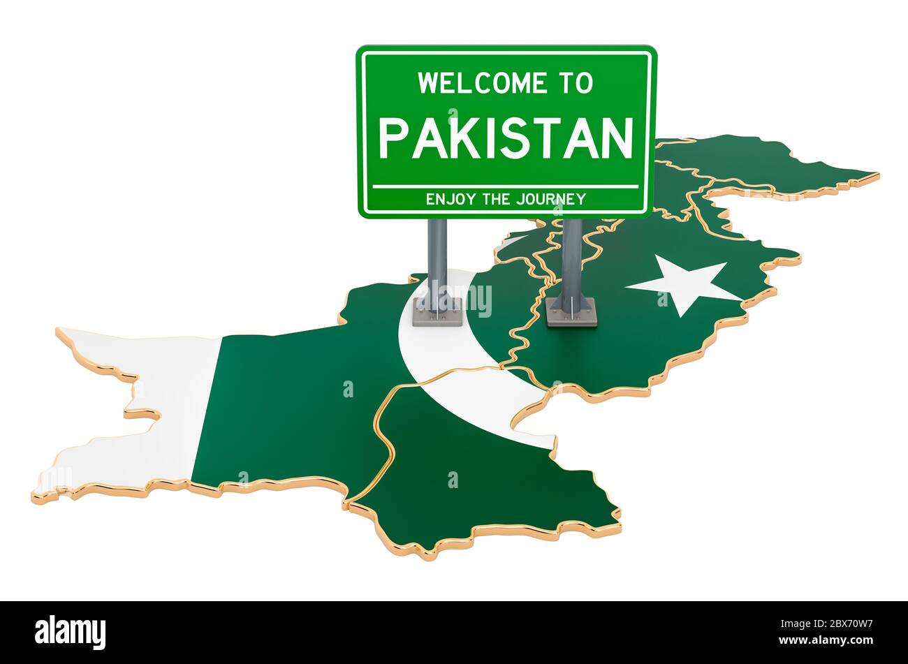 Pakistan on the map hi-res stock photography and images - Alamy