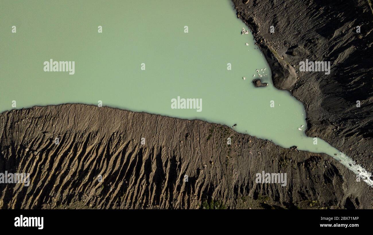 Top aerial view of volcanic eruption hi-res stock photography and ...