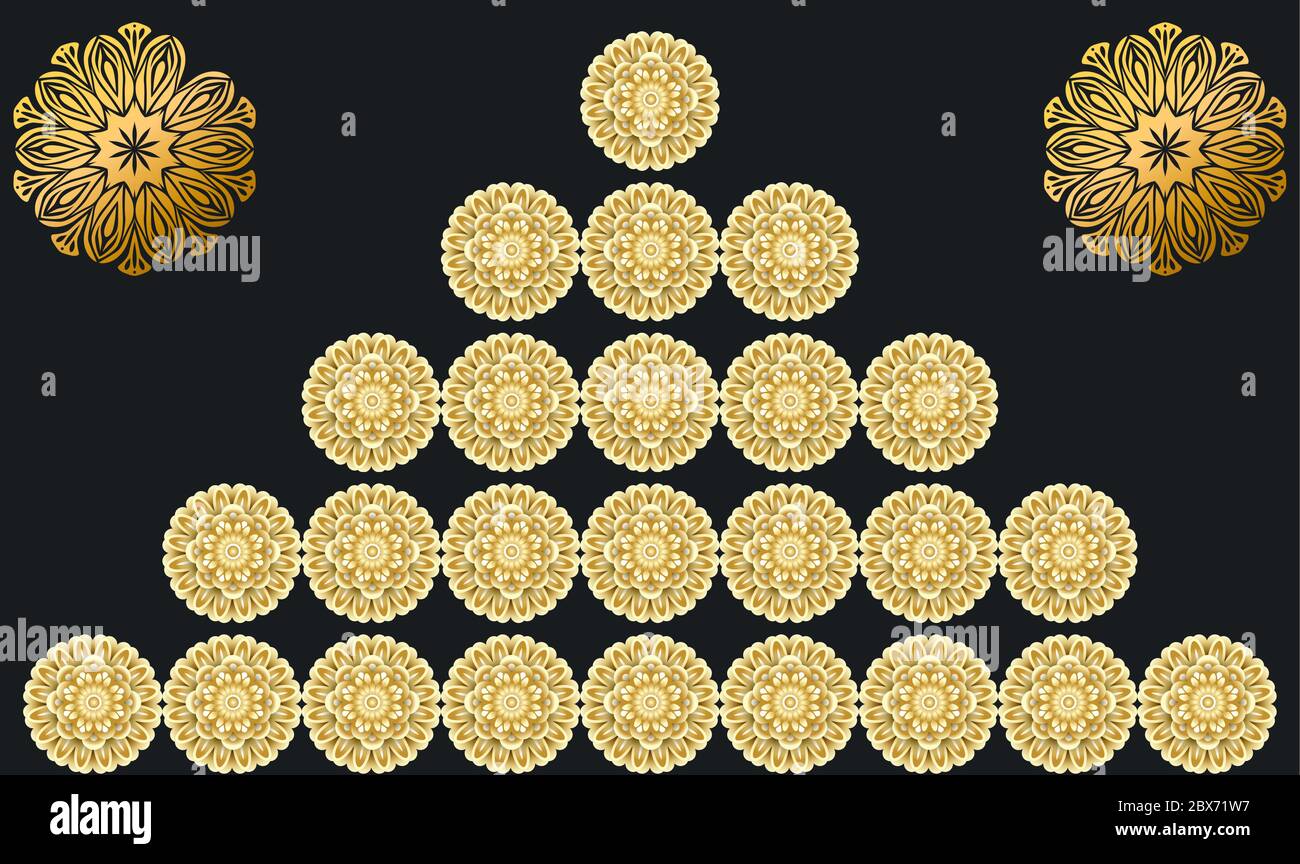 Vintage flower motifs art Stock Vector Images - Alamy