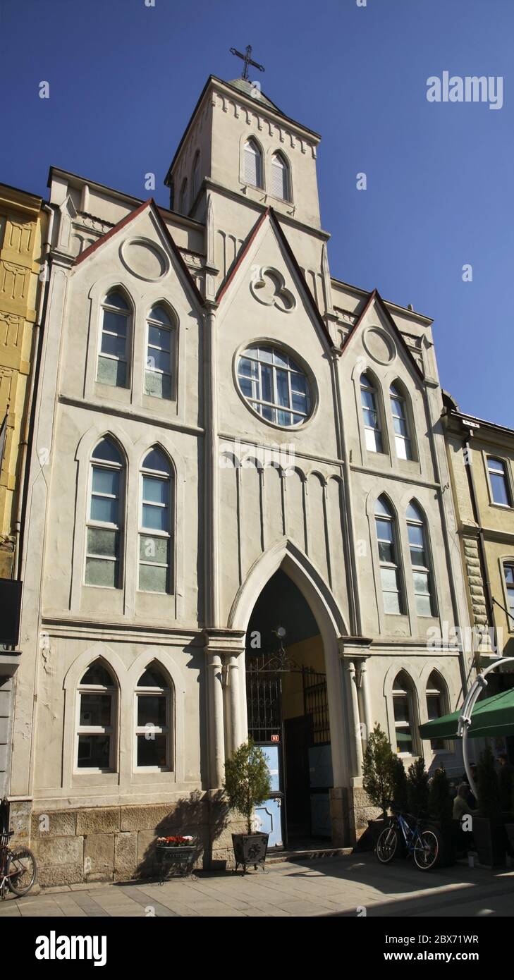 Catholic church Holy Heart of Jesus in Bitola. Macedonia Stock Photo ...