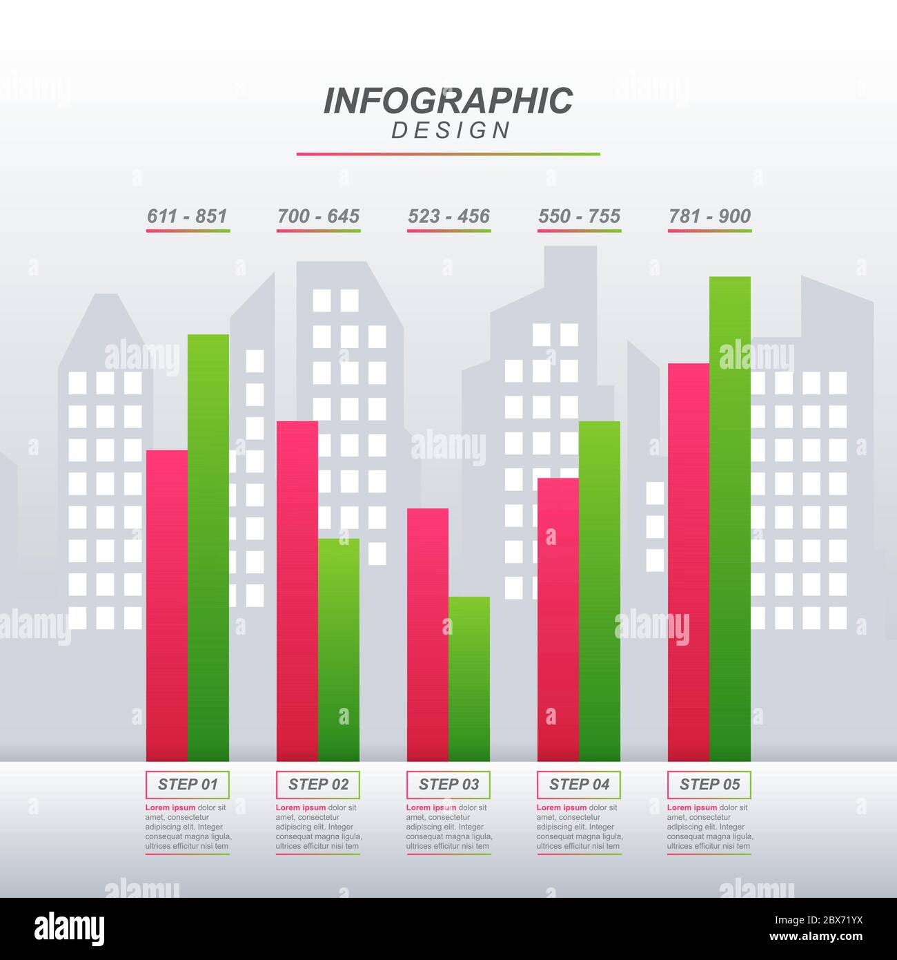 Decreased graph illustration Stock Vector Images - Alamy