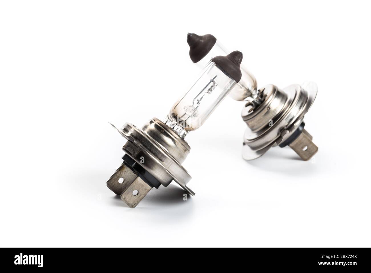 Bright image of three automotive bulbs isolated on white Stock Photo ...