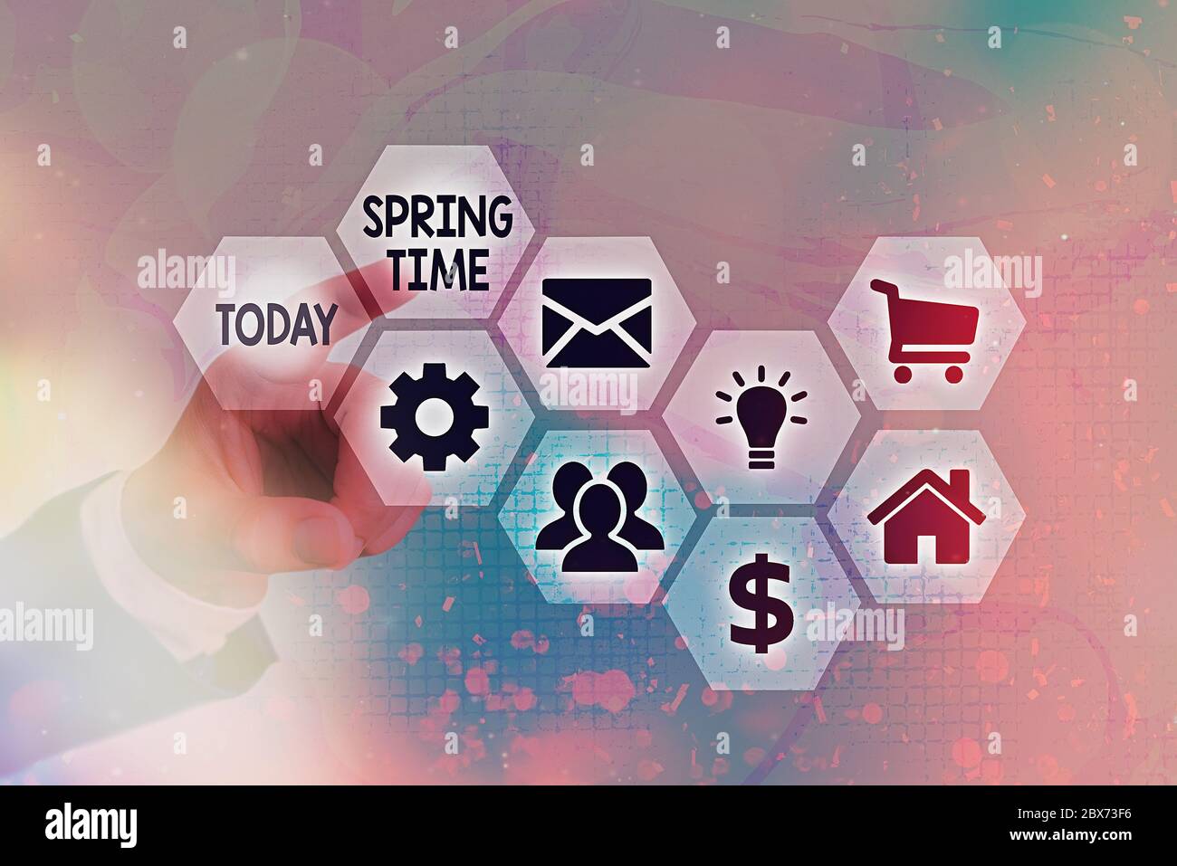 Conceptual hand writing showing Spring Time. Concept meaning temperate ...