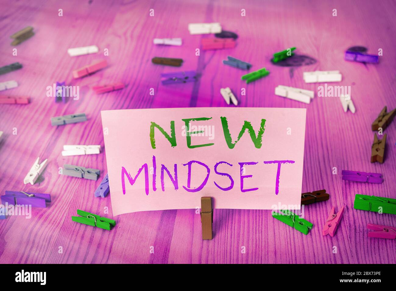 Word writing text New Mindset. Business photo showcasing freshly madeup ...