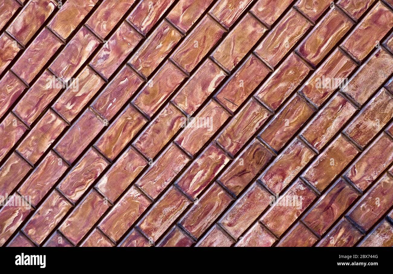 Diagonal wall pattern hi-res stock photography and images - Alamy