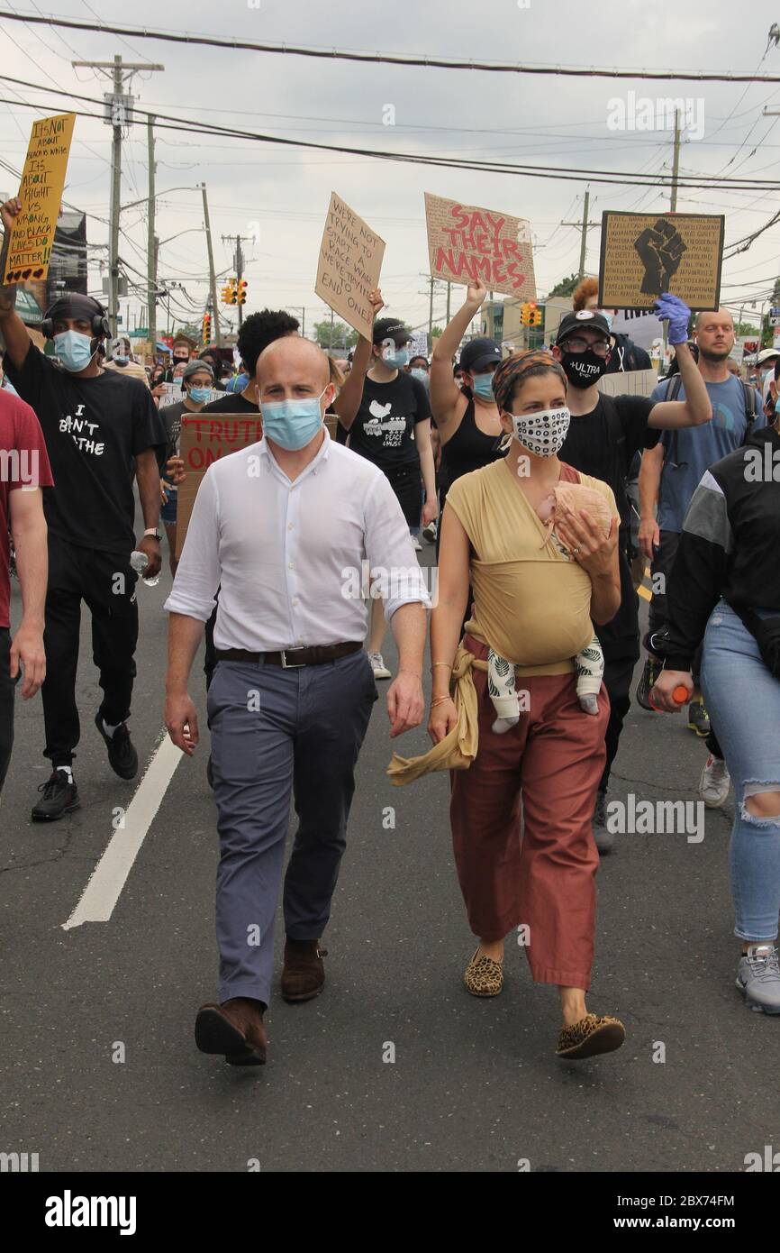 Staten Island, NY, USA. 5th June, 2020. Congressman Max Rose seen at ...