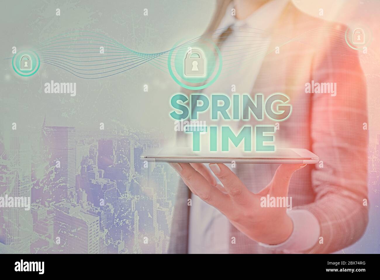Conceptual hand writing showing Spring Time. Concept meaning temperate ...