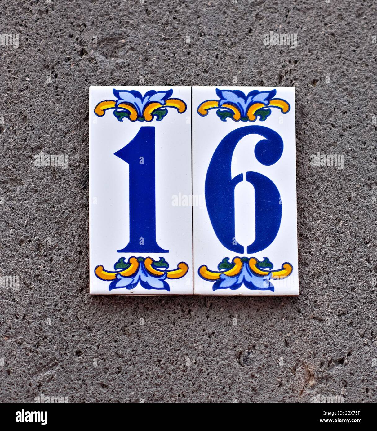 Number 16 sixteen sign symbol hi-res stock photography and images - Alamy