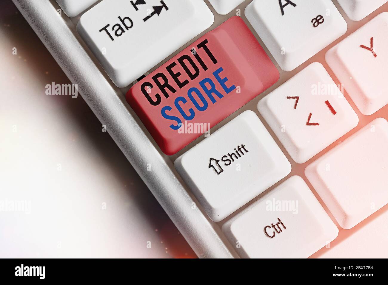 Word writing text Credit Score. Business photo showcasing numerical ...