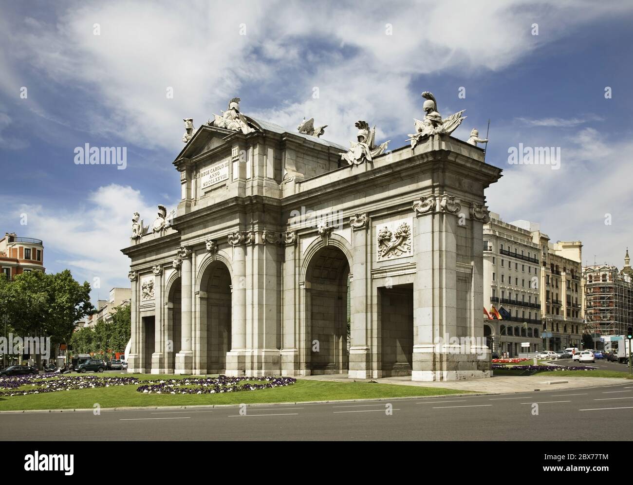 Puerta de Alcala - Alcala Gate in Madrid. Spain Stock Photo - Alamy