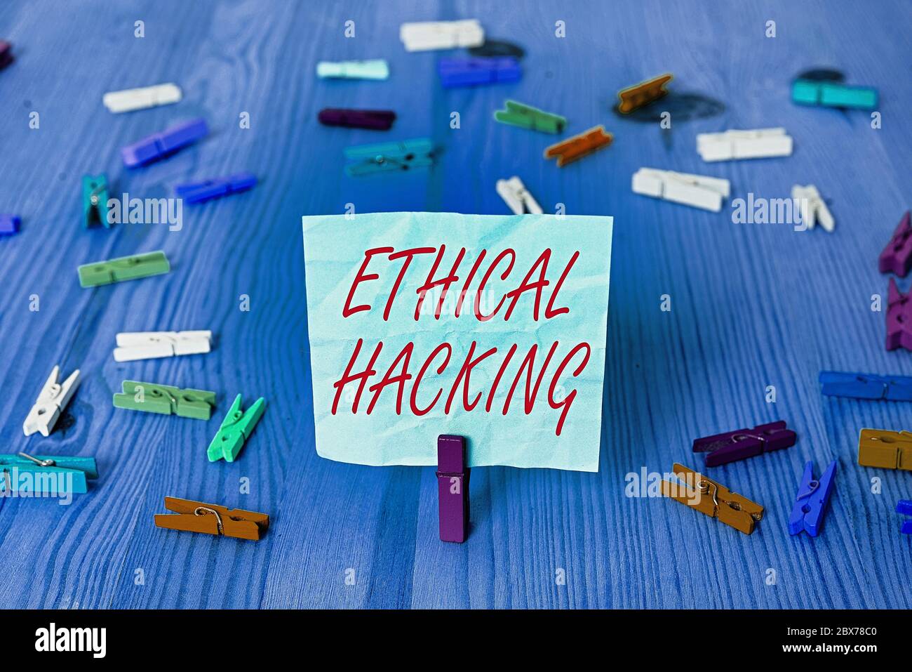 Writing Note Showing Ethical Hacking Business Concept For A Legal Attempt Of Cracking A Network