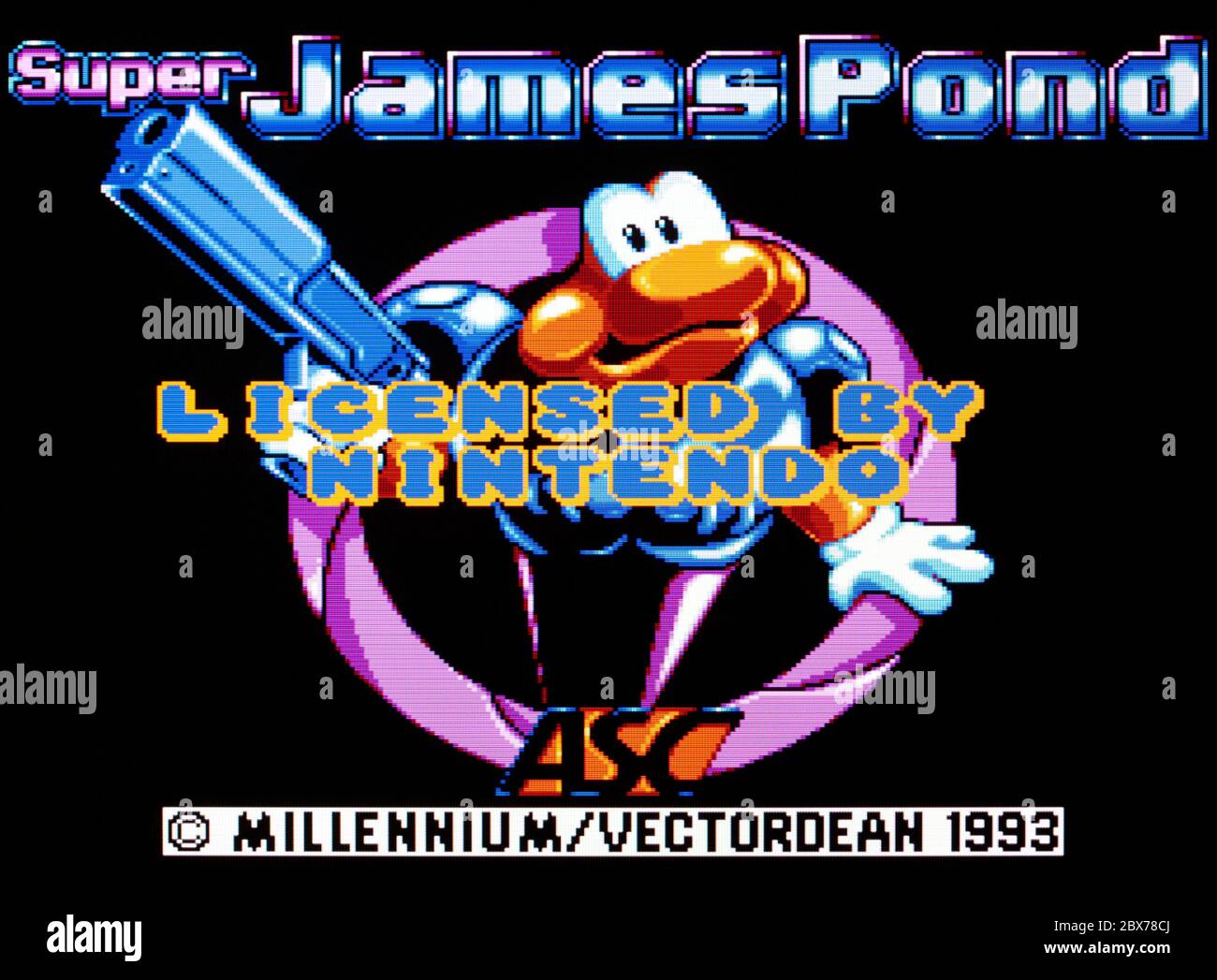Super James Pond - SNES Super Nintendo - Editorial use only Stock Photo ...
