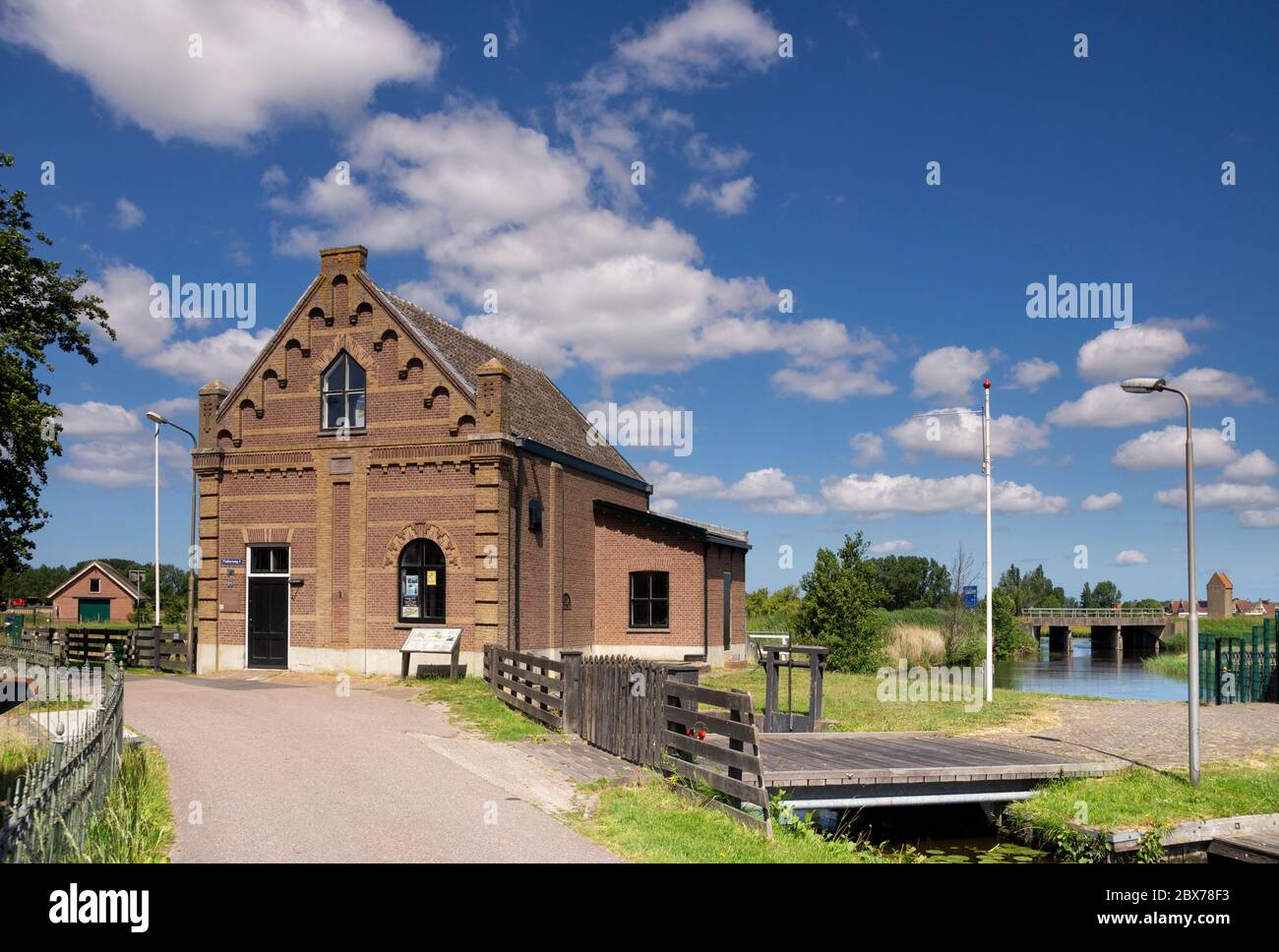 Historical pumping station Stock Photo - Alamy