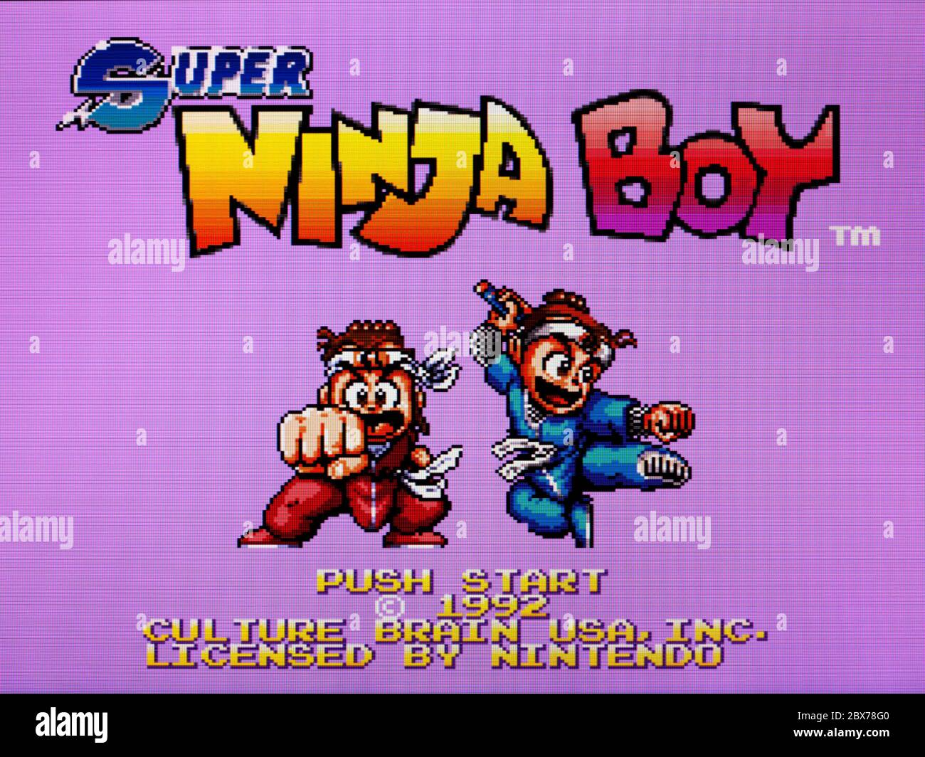 Super Ninja Boy - SNES Super Nintendo - Editorial use only Stock Photo ...