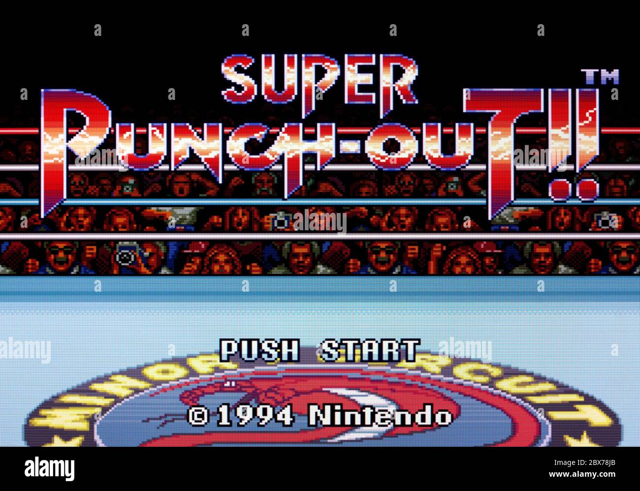 Super Punch-Out - SNES Super Nintendo - Editorial use only Stock Photo ...
