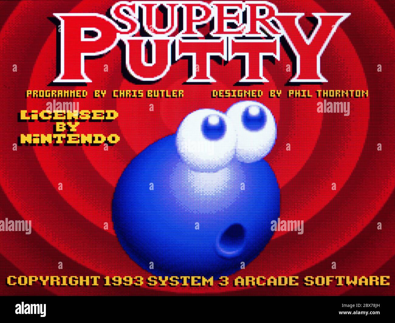 Super Putty - SNES Super Nintendo - Editorial use only Stock Photo - Alamy